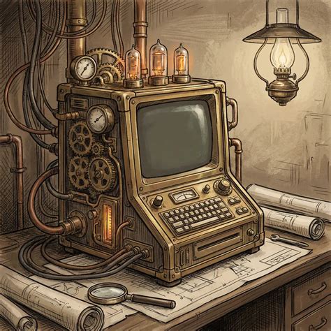 Intricate Steampunk Computer Design Ai Art Generator Easy Peasy Ai