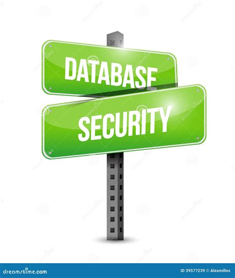 Database Security Abstract Concept Vector Illustrations