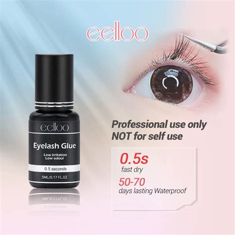 Eelloo 05s Fast Dry 50 70 Days Eyelash Extension Glue False Lash