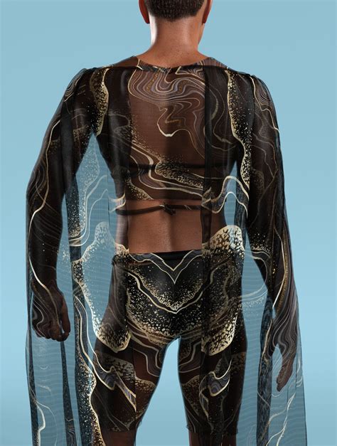 Extasis Male Mesh Wings Candy Catz