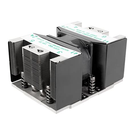 Silverstone 2u Serverworkstation Cpu Cooler For Amd Sp5 Socket