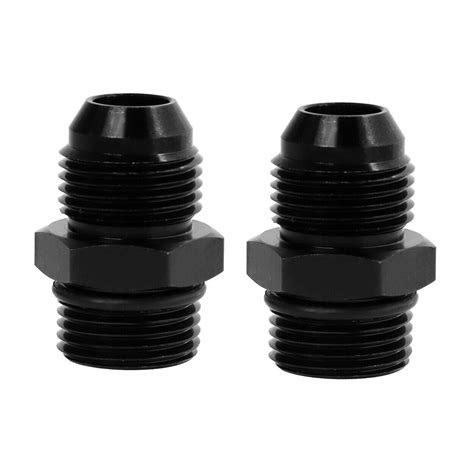 Orb O Ring An10 10an To An10 10an Male Adapter Fitting Black Pack Of 2 Ebay