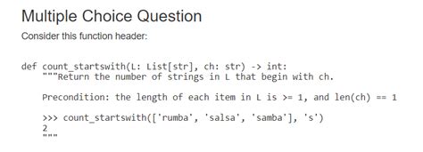 Solved Multiple Choice Question Consider This Function