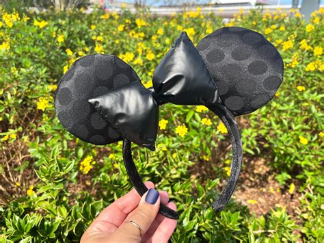 Black On Black Minnie Mouse Ears Arrive At Creations In Epcot