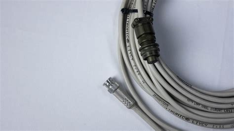 Black Amphenol 2 Pin Mil 5015 To Bnc Accelerometer Cable Vibration