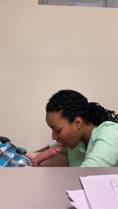 Ebony On Her Knees