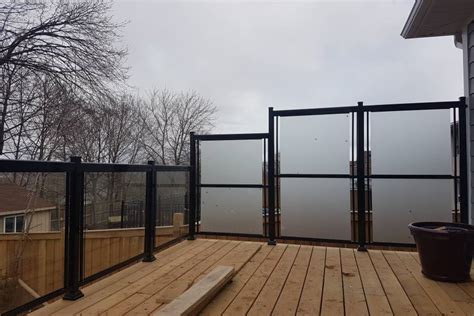 Aluminum Glass Deck Privacy Glass For Decks Panels And Ideas