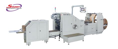 Lsb 200 Roll Feeding Square Bottom Paper Bag Making Machine Smart