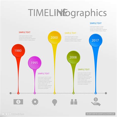 发展历程时间线设计图 Psd分层素材 Psd分层素材 设计图库 昵图网