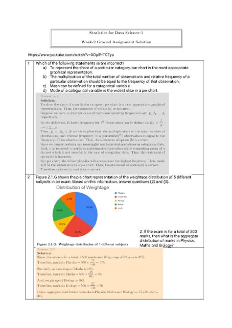 week 2 stat assignment solution youtube watchv xoplprtctyo 1 which
