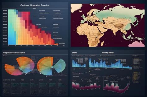 Detailed Infographic Visualisation Of Demographic Census Data On A