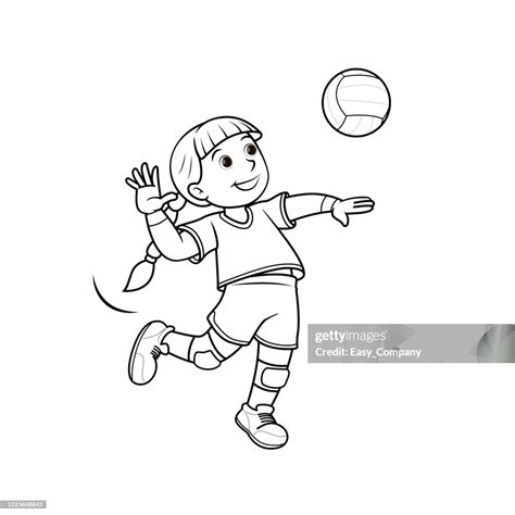 Volleyball Hitting Clip Art