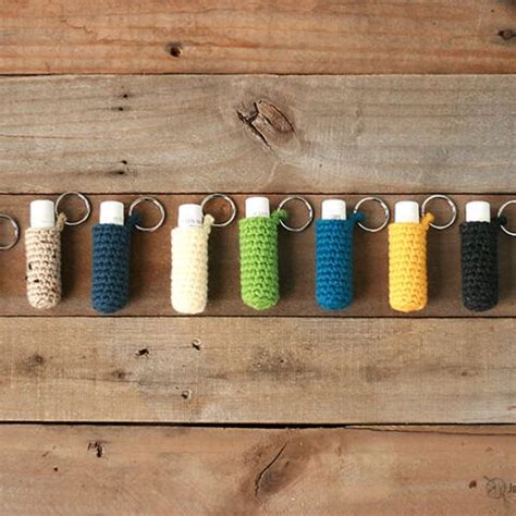 35 Free Quick Crochet Patterns How To Crochet A Chapstick Holder For