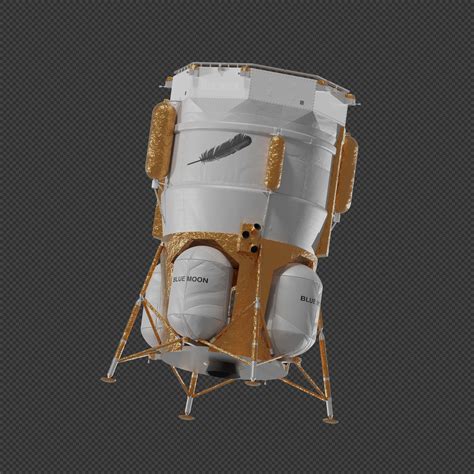 Blue Moon Mk1 Lunar Lander 3d Model Cgtrader