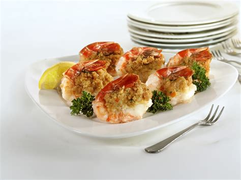 Baked Stuffed Jumbo Shrimp