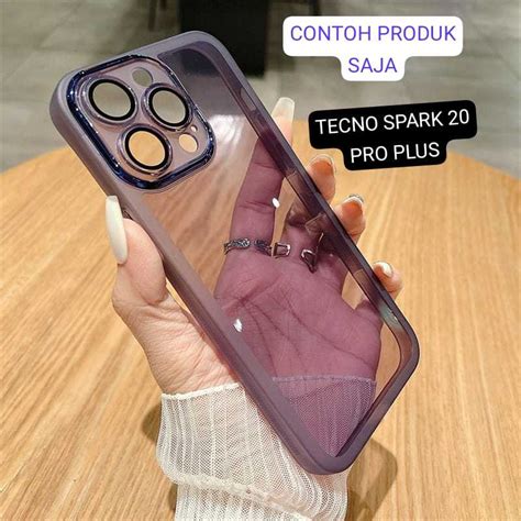 Jual Tecno Spark 20 Pro Plus Soft Case Armor Square Plating Camera Cover Silikon Casing