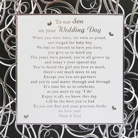 Letter To Son On Wedding Day Letter Language Tips