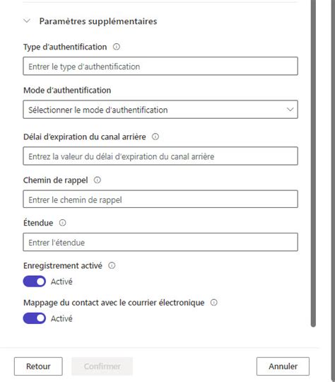 Paramètres Supplémentaires Pour Les Fournisseurs Oauth 20 Microsoft Learn