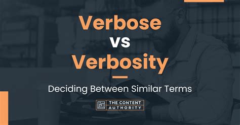 Verbose It Verbose Definition Bmzw