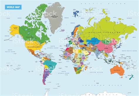 2022 World Map With Countries Poster Ceremony World Map With Major