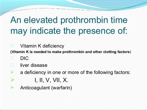 Bleeding Timeclotting Time Pt And Ptt
