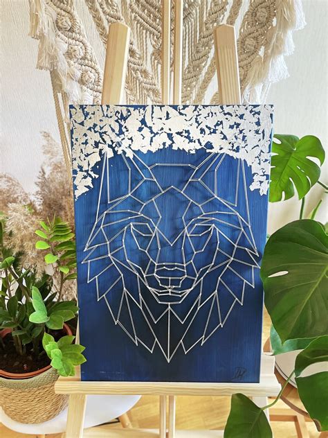 Sring Art Wolf Design Wooden Wall Decor Personalized T Creative