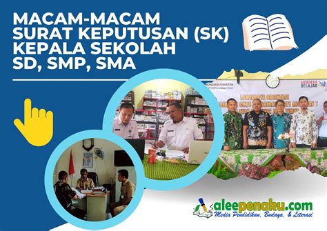 Macam Macam Surat Keputusan Sk Kepala Sekolah Sd Smp Sma Pena