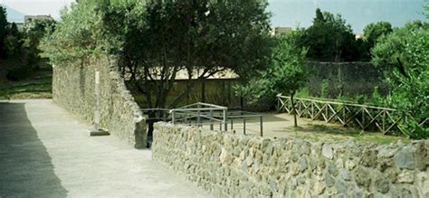 Visiting The Garden Of The Fugitives At Pompeii