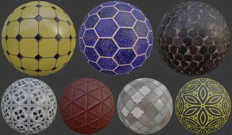 Pbr Tile Asset Pack Superhive Formerly Blender Market
