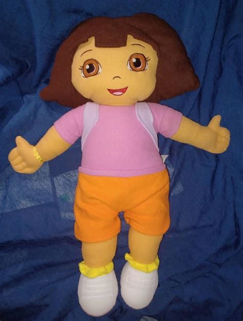 Nickelodeon Dora The Explorer Plush Stuffed Doll Large Retired 24