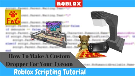How To Make A Custom Dropper For Your Tycoon In Roblox Youtube