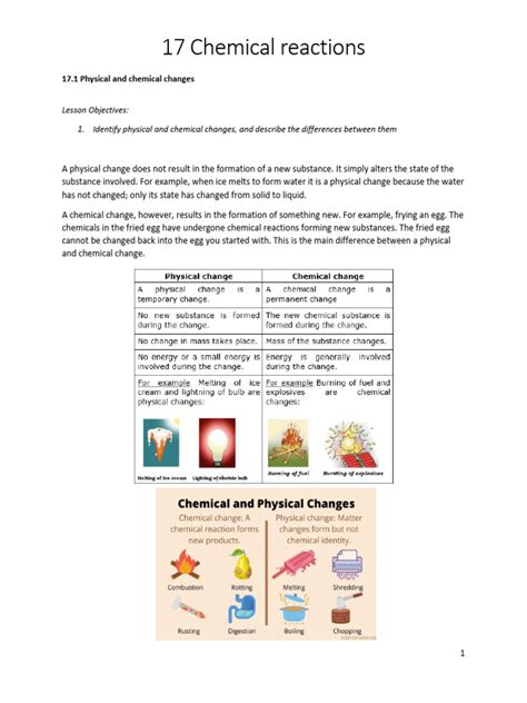 Chemical Reaction 5129 Combined Science Pdf Reaction Rate