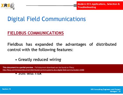 PPT Distributed Control Systems DCS Digital Field Communication Slide PPT PowerPoint
