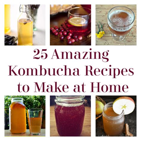 25 Amazing Kombucha Recipes To Make At Home