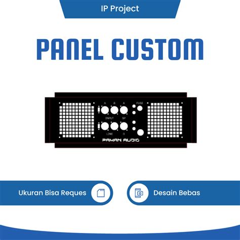 Jual Panel Custom Tutup Panel Amplifier Shopee Indonesia