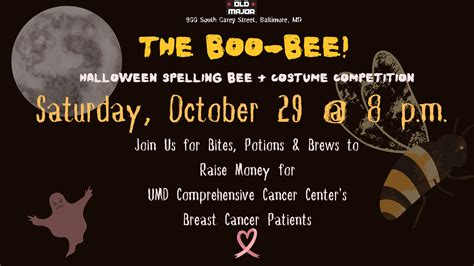 The Boo Bee Halloween Spelling Bee Costume Contest And Karaoke Old Major