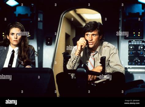 JULIE HAGERTY ROBERT HAYS AIRPLANE II THE SEQUEL 1982 Stock Photo