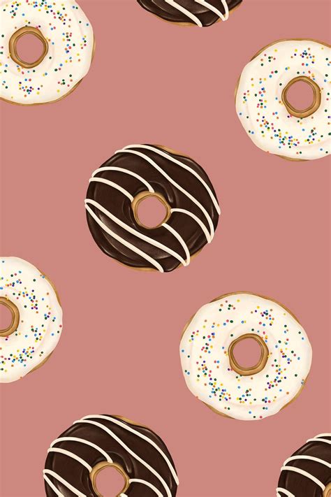 Pink Donut Wallpapers Top Free Pink Donut Backgrounds Wallpaperaccess