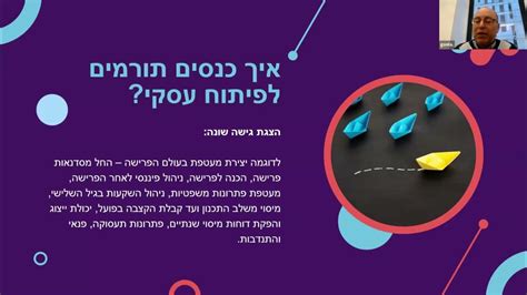 שעה של השלכה והפעם קובי דהאן על שימוש בכנסים למינוף ופיתוח עסקי Youtube