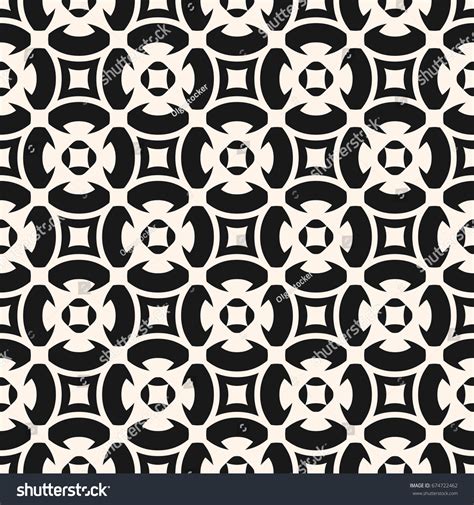 Ornamental Seamless Pattern Vector Geometric Floral Stock Vector Royalty Free 674722462