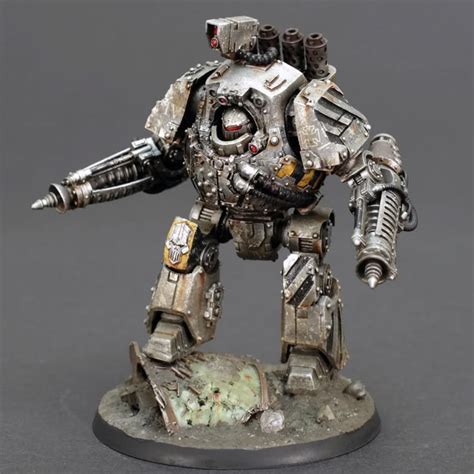 Warhammer Fantasy Miniature 40k Imperial Knight Concept Art Iron