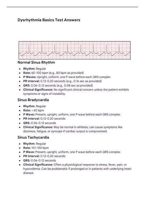 Relias Dysrhythmia Basic Test Answers Dysrhythmia Basic A A Graded