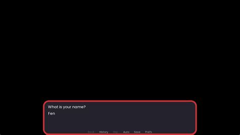 ren py screen language basics frames feniks development