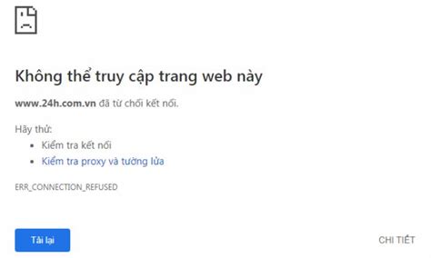 Lỗi Không Truy Cập Được Trang Web Nguyên Nhân And Khắc Phục