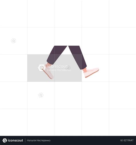 Forward Walking Feet Animated Illustration Download In Json Lottie Or