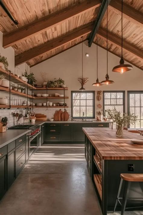 40 Barndominium Kitchens That Redefine Rustic Luxury Viva Barndominium Interior Barn House