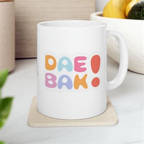 Korean Daebak Mug 대박 Mug Cute Korean Mug Cute Coffee Mug Korean Tea