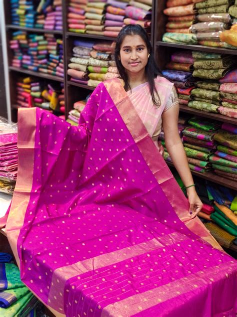 Nayanthara Inspired Warm Silk Saree Sree Sundar Textiles