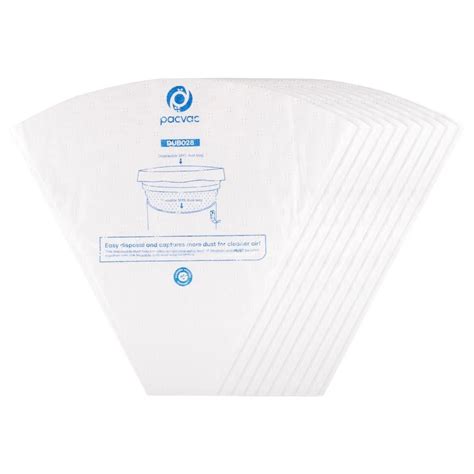 Dub028 Pacvac Disposable Sms Vacuum Bags 10 Pack Ultimate Cleaning