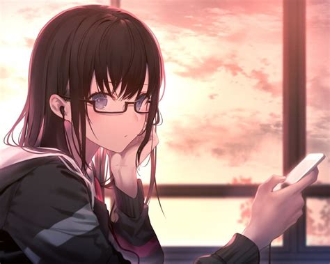 Brown Hair Anime Girls Wallpapers Wallpaper Cave